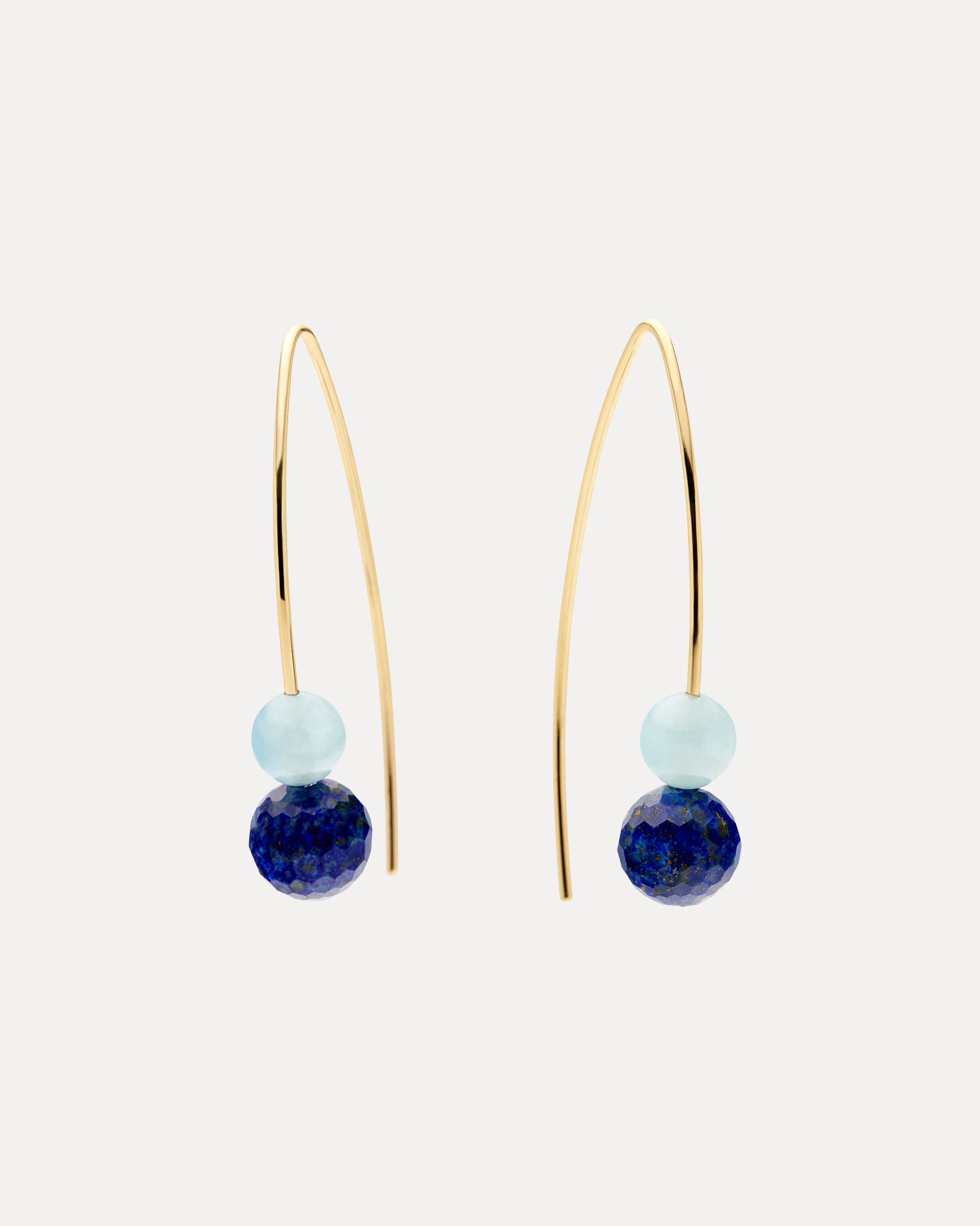 9CT LAPIS & AQUAMARINE LA DOLCE EARRINGS | JAN LOGAN – Jan Logan