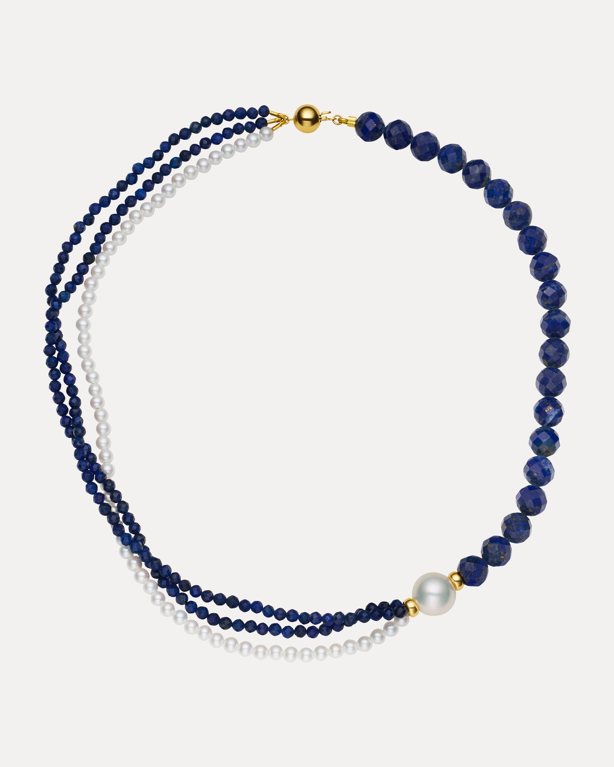 9CT LAPIS & PEARL LA DOLCE NECKLACE | JAN LOGAN – Jan Logan