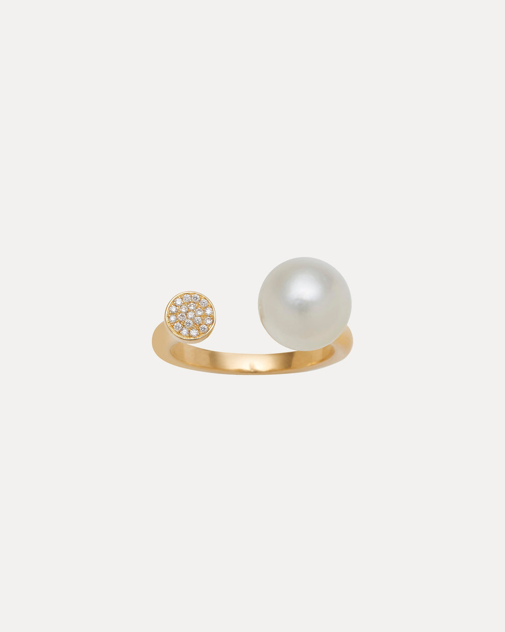 18CT YELLOW GOLD SOUTH SEA PEARL & DIAMOND ALLIRA RING – Jan Logan