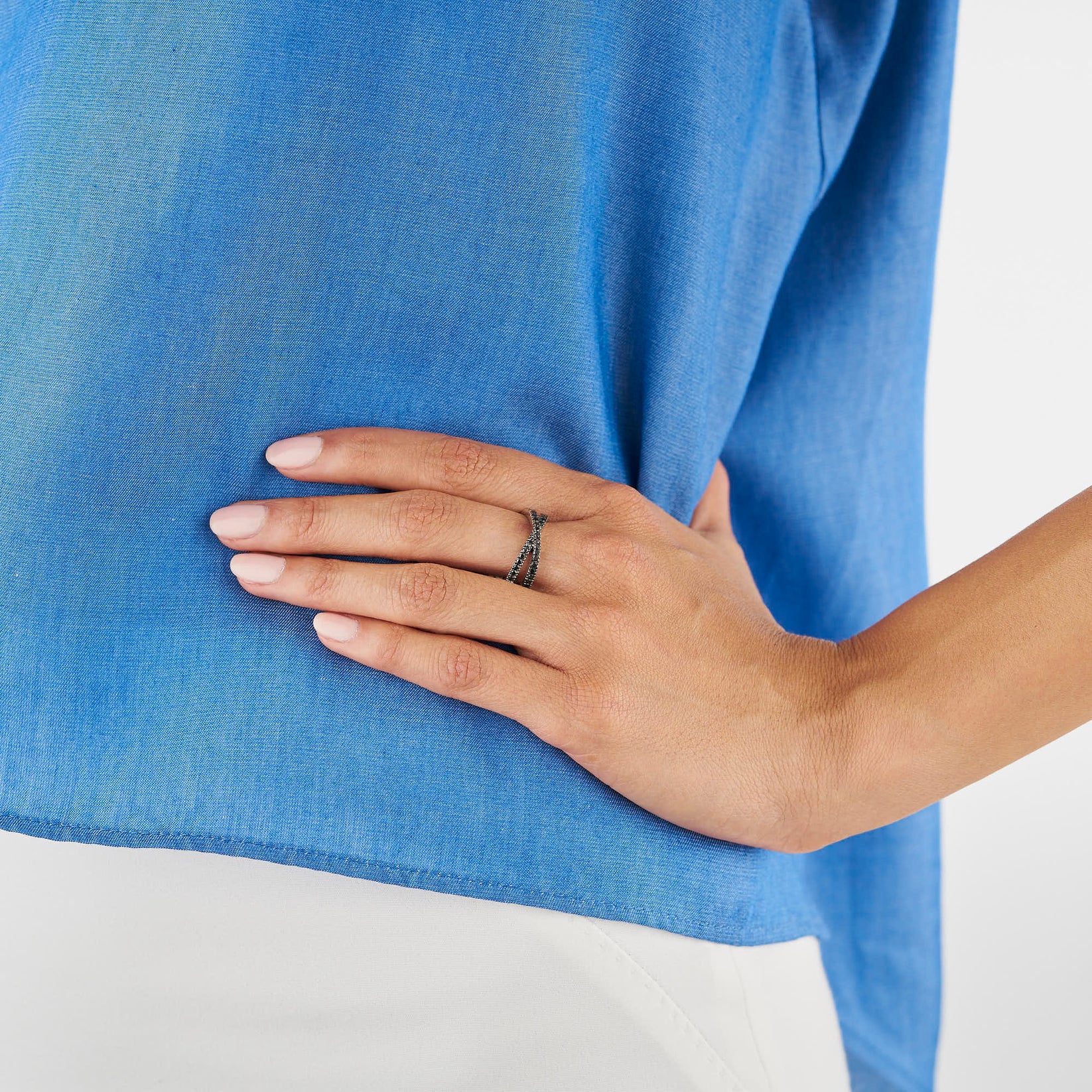 18CT BLACK DIAMOND FREYA RING |Jan Logan Fine Jewellery