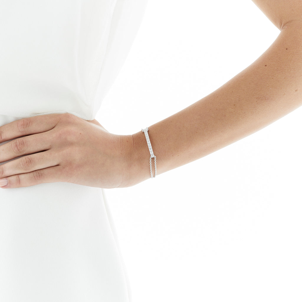 18CT WHITE GOLD DIAMOND HUDSON BRACELET |Jan Logan Fine Jewellery