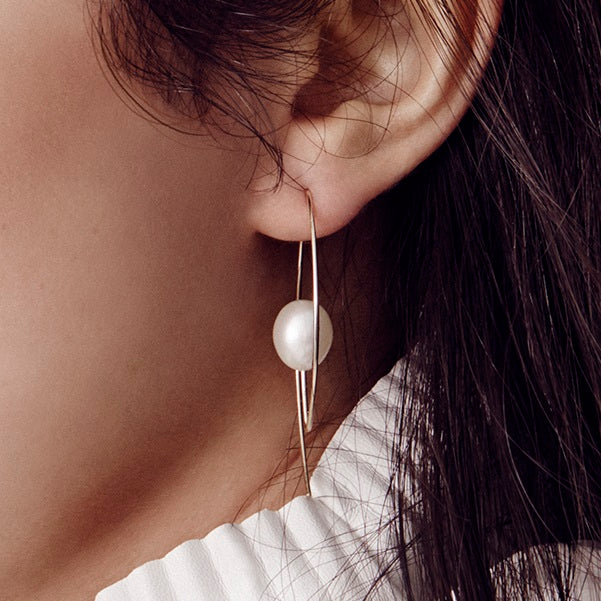 9CT PEARL GATTACA EARRINGS |Jan Logan Fine Jewellery