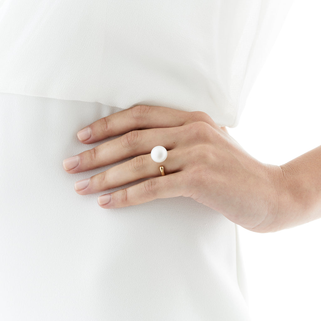 9CT PEARL CARLY RING |Jan Logan Fine Jewellery