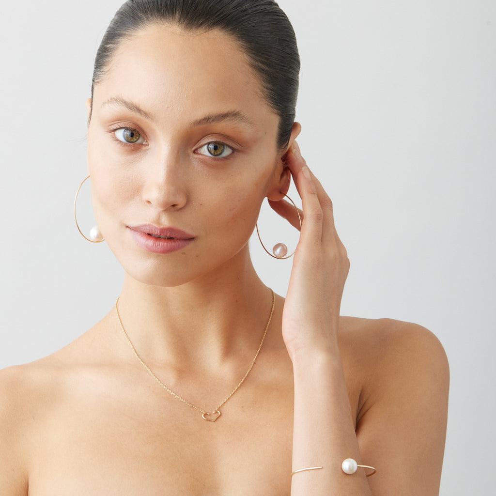 9CT AMOUR OPEN HEART PENDANT |Jan Logan Fine Jewellery