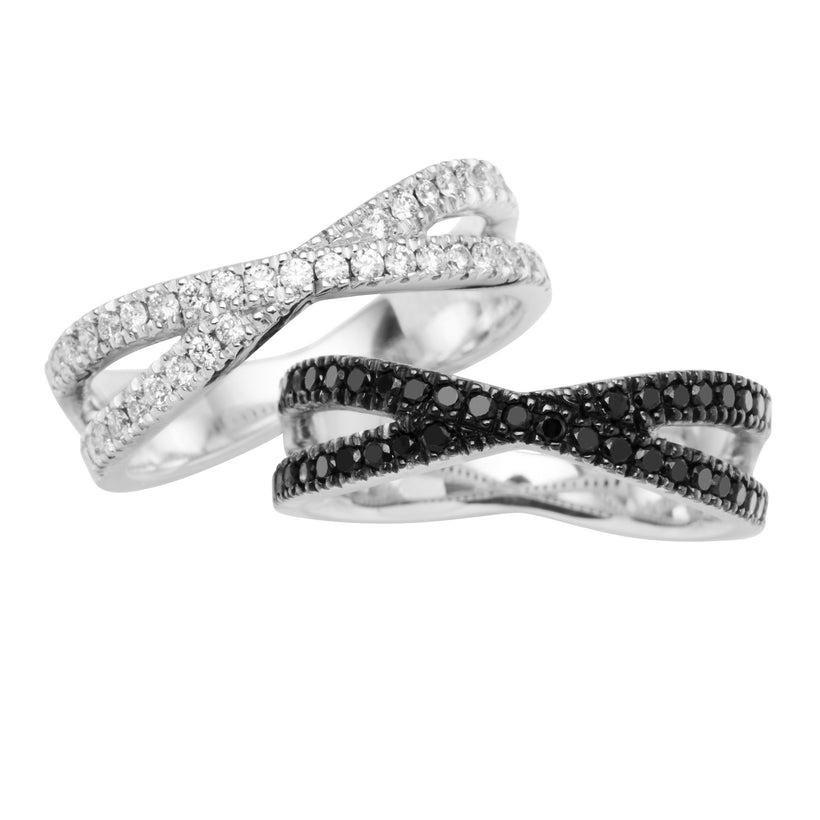 18CT BLACK DIAMOND FREYA RING |Jan Logan Fine Jewellery